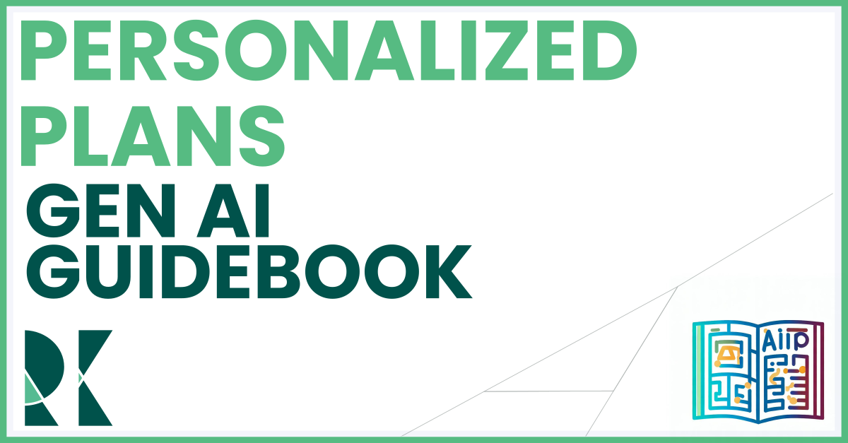 Personalized Plans — The GenAI Guidebook